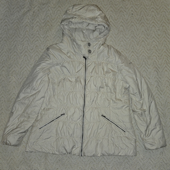 Columbia | Jackets & Coats | Columbia Thermal Coil Cream Jacket | Poshmark